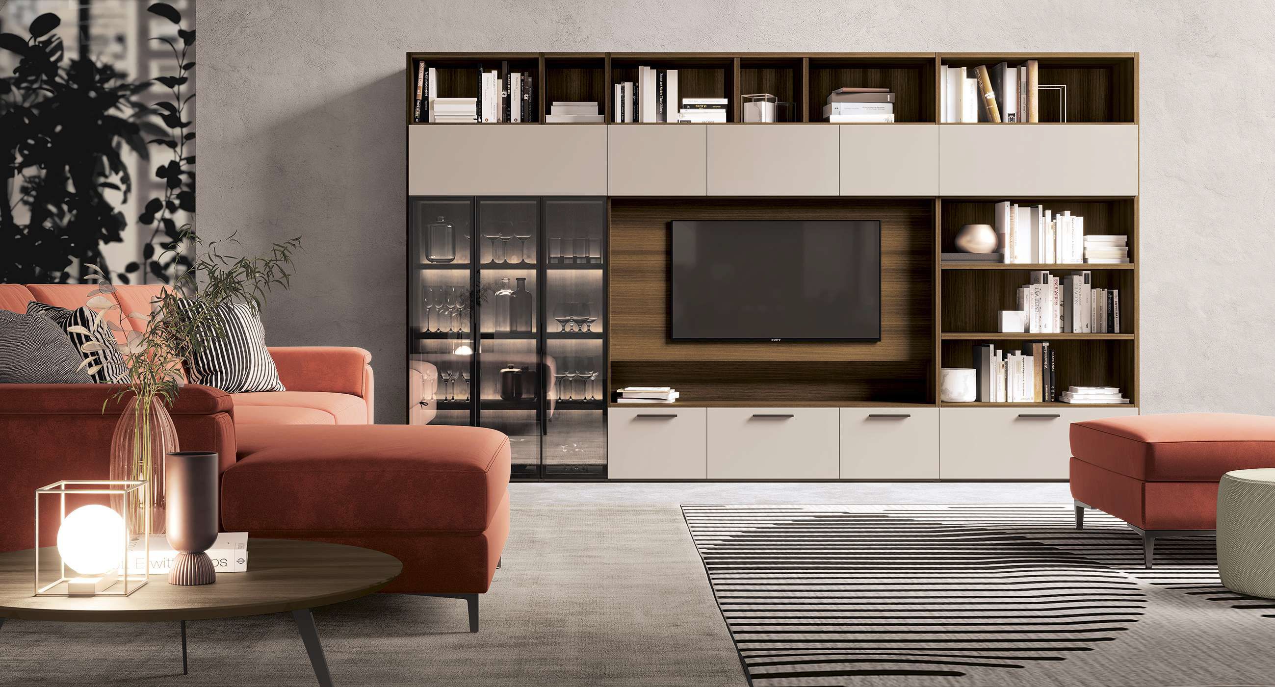 Mobila LIVING L12 - Mobila Living / Camere de ziMobila living modern ...